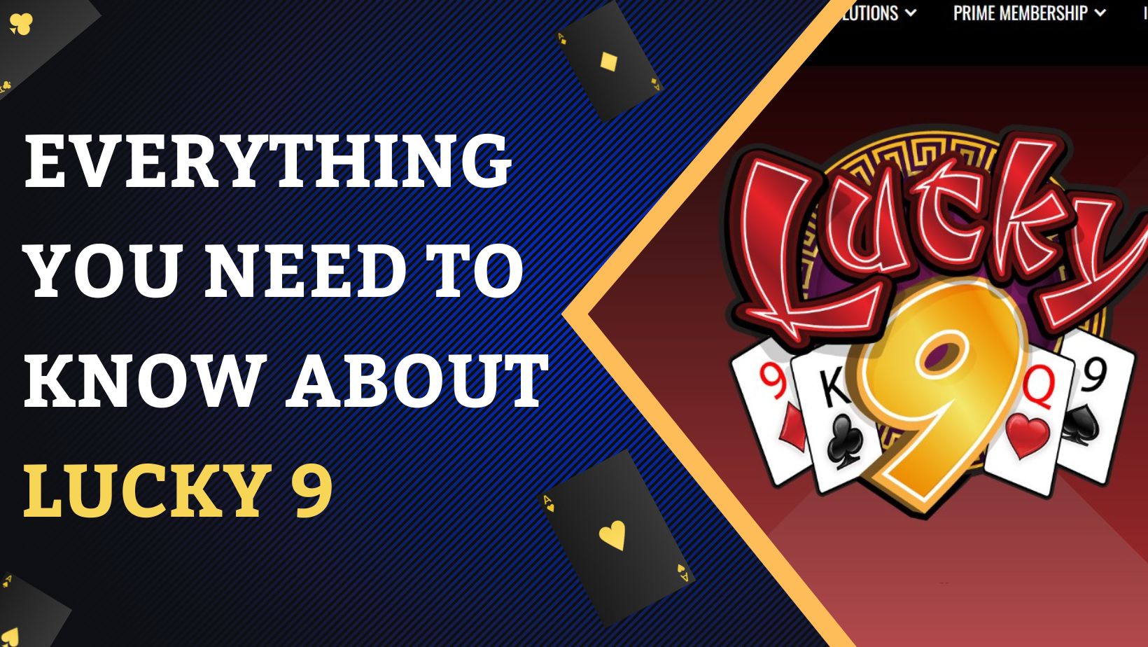 Everything You Need to Know About LUCKY 9 | Online Casino Philippines